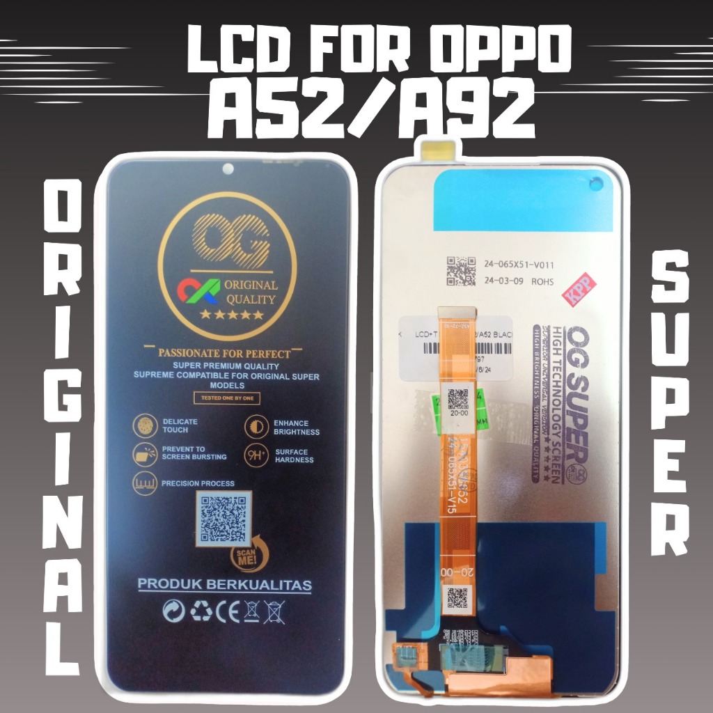 Jual LCD + TOUCHSCREEN OPPO A52 / A92 KUALITAS ORIGINAL SUPER [OG ...