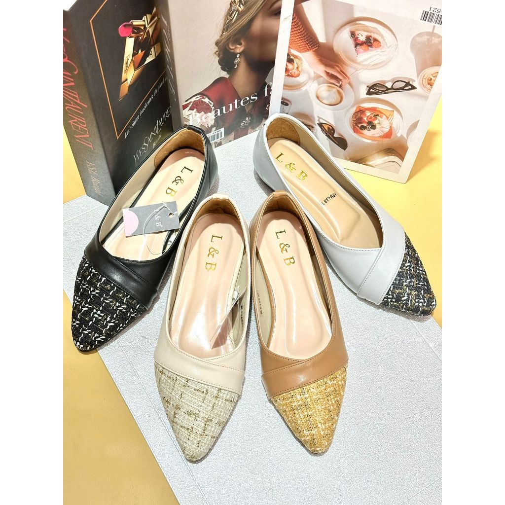 Jual Sepatu Flatshoes Wanita Termurah L&B (FLATSHOES 1A) | Shopee Indonesia
