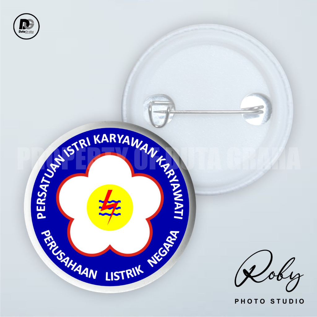 Jual [PIN PRESS] PI PLN Pin Bros Aksesoris Badge Souvenir PERUSAHAAN ...