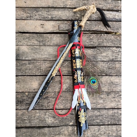 Jual KODE H4L7 mandau senjata pusaka khas suku adat dayak kalimantan ...