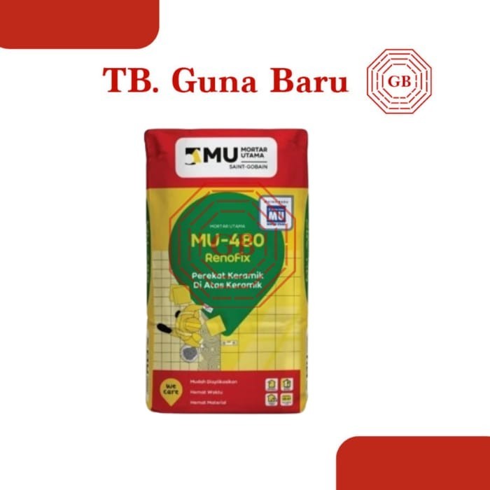 Jual MU 480 Renofix Semen Perekat Keramik Diatas Keramik Zak 25KG ...