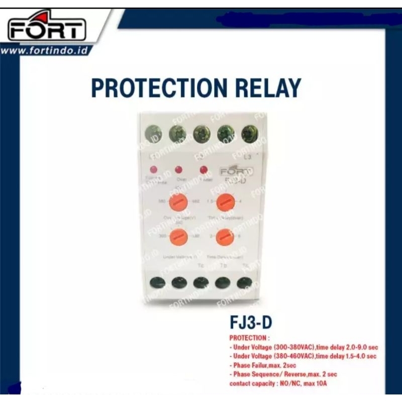 Jual Fort Phase Failure Relays PFR FJ3-D | Shopee Indonesia