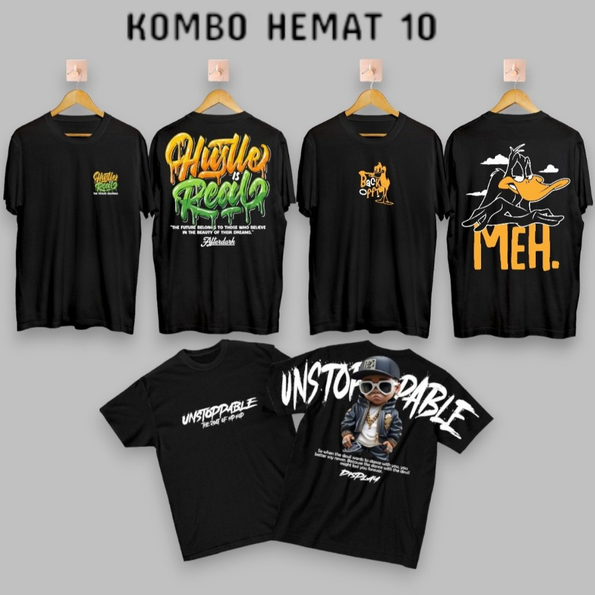 Jual PROMO KAOS T-SHIRT PRIA 3PCS 100RIBUAN /KAOS MOTIF TERBARU /KAOS VIRAL TERPOPULER 2024 ...
