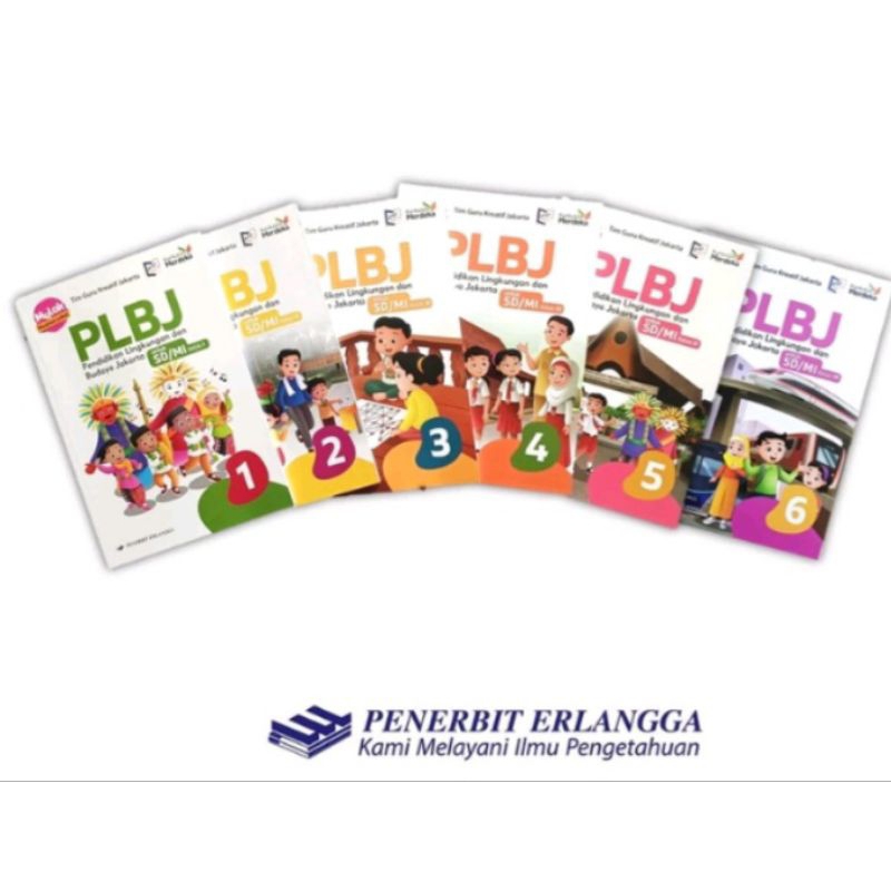 Jual Buku Pelajaran PLBJ Kelas 123456 SD Kurikulum Merdeka Erlangga ...