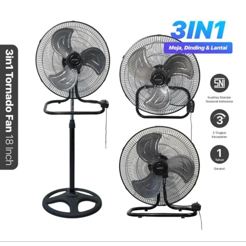 Jual Kipas angin besi Industrial fan (3IN1)/kipas besi 3in1 okayama ...