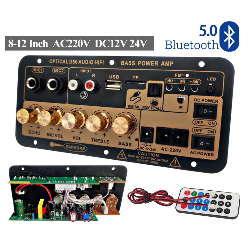 Jual Bluetooth Amplifier Board 220V 12V 24V Digital Bluetooth Amplifier ...