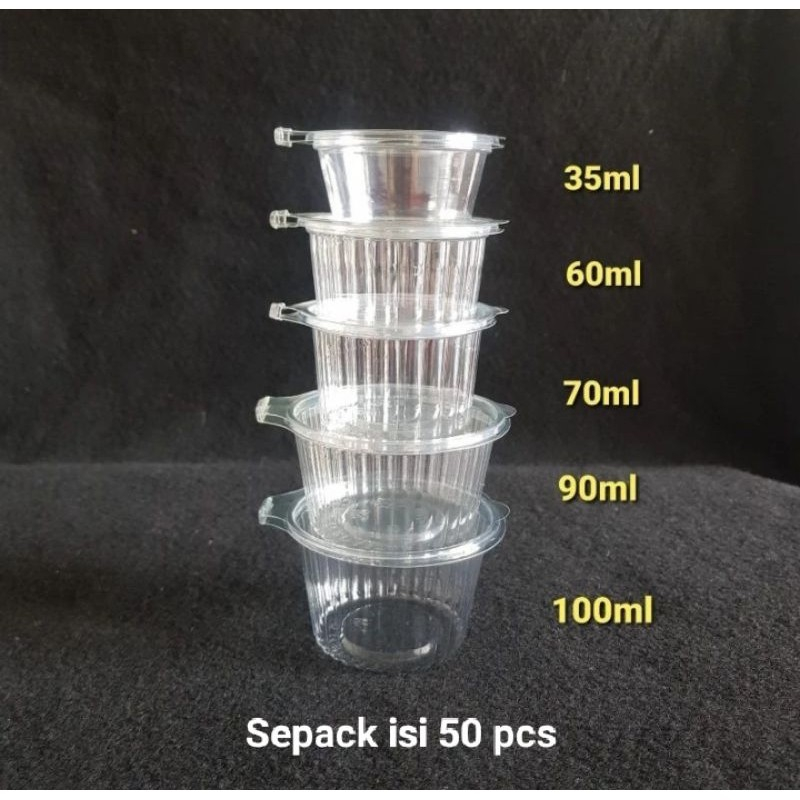 Jual CUP SAUCE JELLY AGER MIKA SAMBAL PUDDING SAUS KETCUP TUTUP SAMBUNG ...