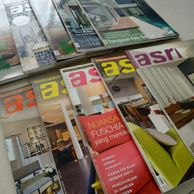 Jual Majalah Bekas GRIYA ASRI Arsitektur Desain Interior Second ...