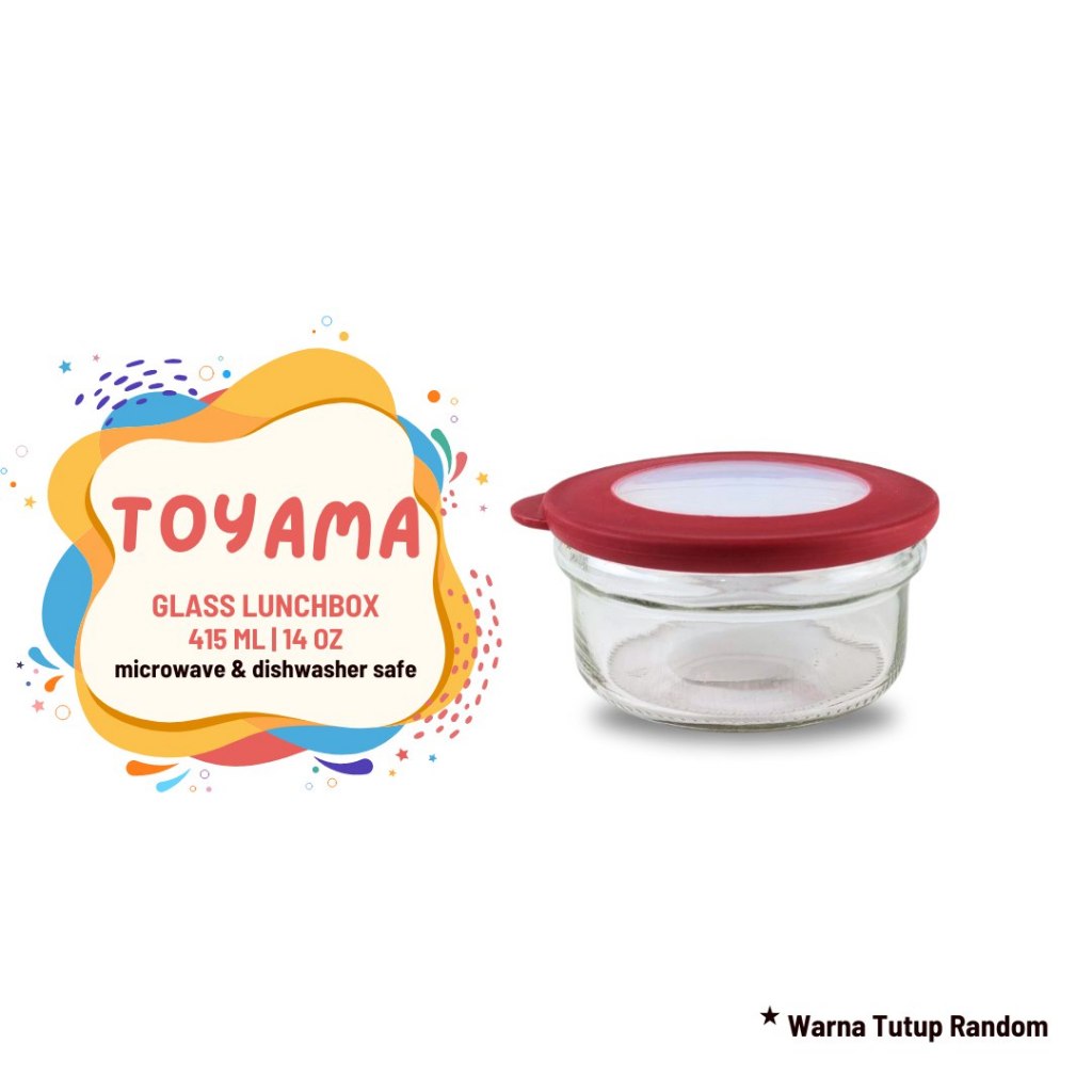 Jual TOYAMA Glass Lunch Box | Tempat Makan Kaca | Reusable Lunch Box ...