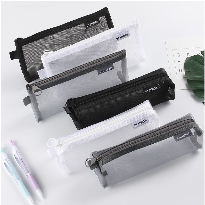 Jual Tas Pensil Bersih Transparan Sederhana Tas Penyimpanan Ujian Siswa ...