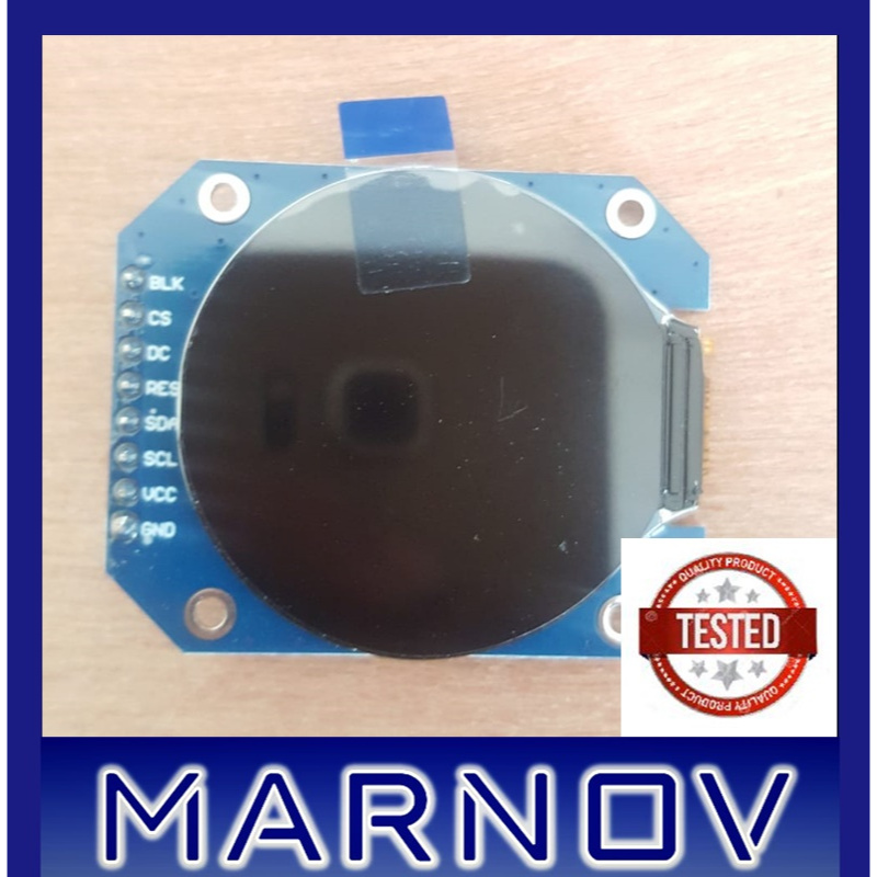 Jual LCD TFT 1.28 inch Modul Display RGB 240x240 Module GC9A01 FULL ...