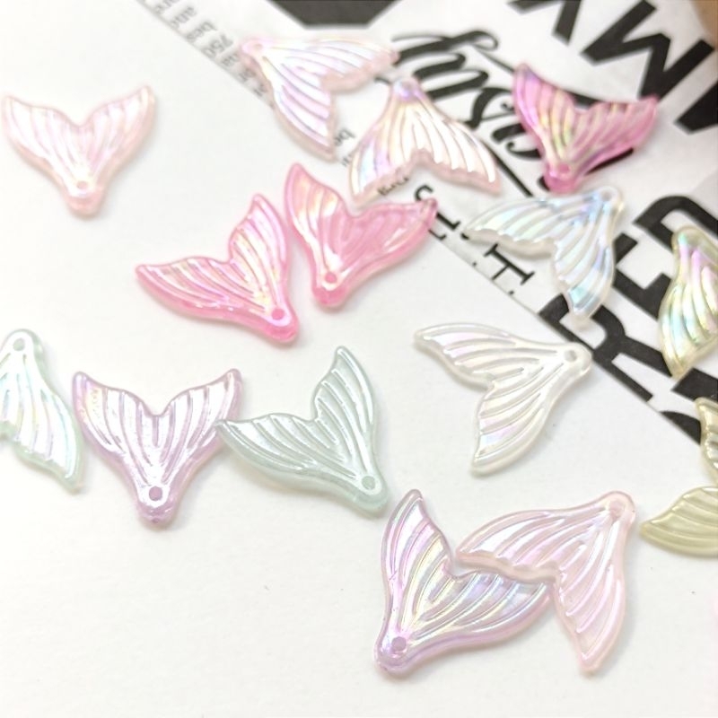 Jual 10 gr Mote EKOR DUYUNG PASTEL AB Holo Warna Warni Ikan Mermaid ...