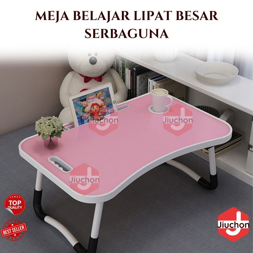 Jual Meja Lipat Besar 60x40cm 3 Lubang Folding Table Portable dengan ...