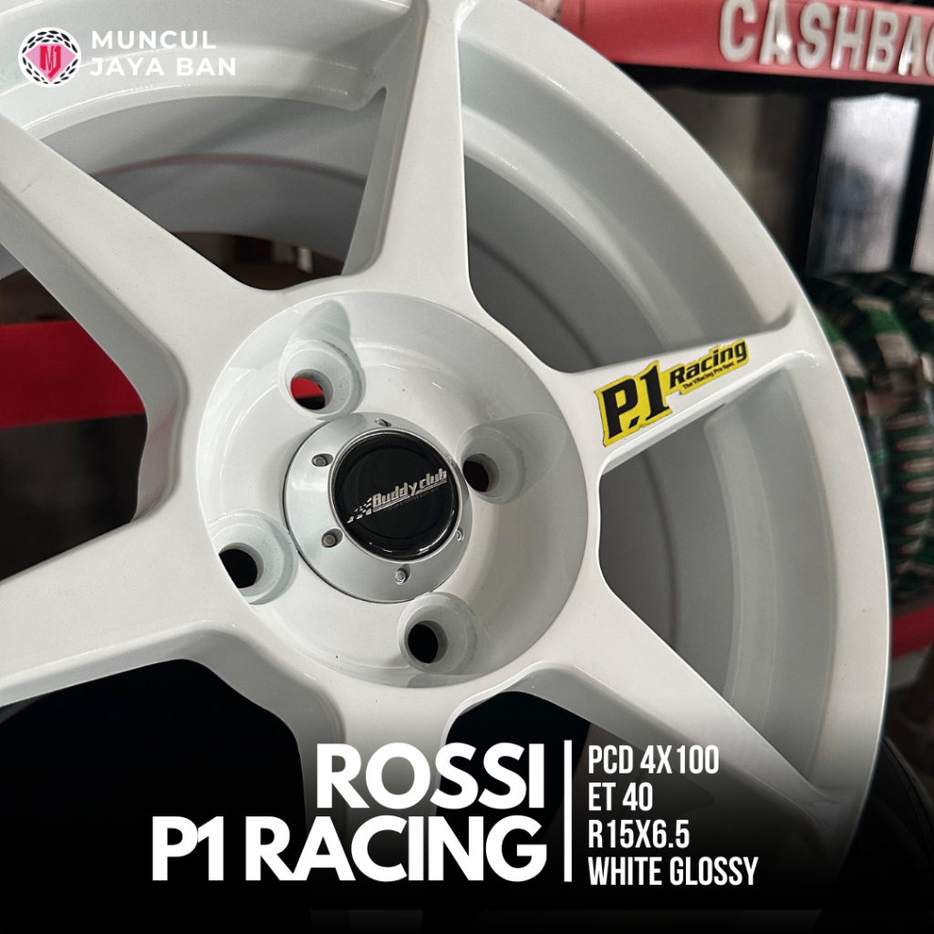 Jual VELG ROSSI P1 RACING R15 ET40 PCD 4 | Shopee Indonesia