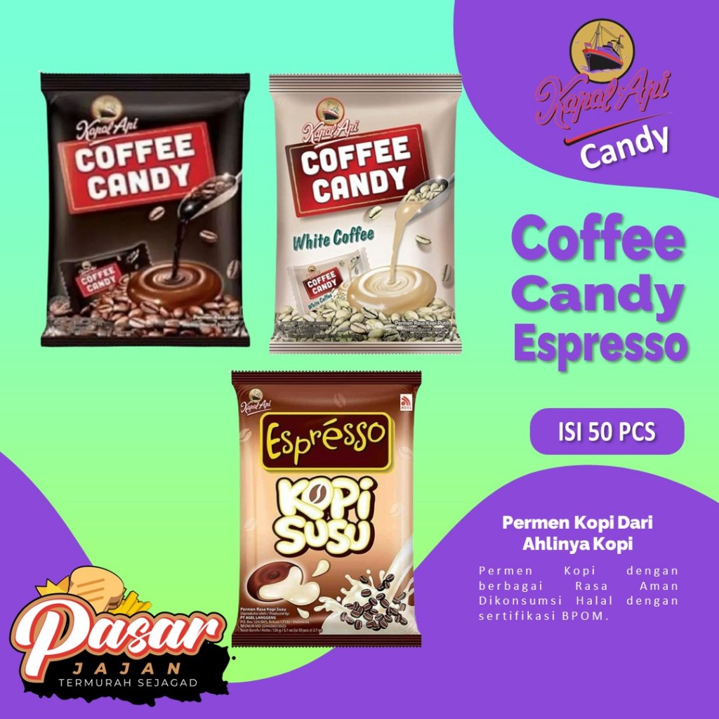Jual Kapal Api Candy Permen Kopi/ Coffee Candy/ Kopi Susu/ White Coffee ...