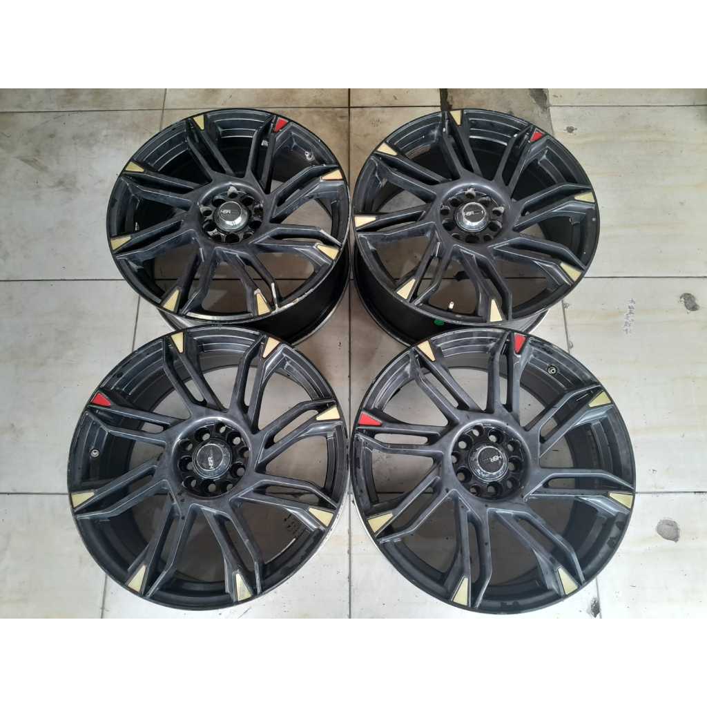 Jual Velg mobil bekas hsr sirius ring 18 pcd 5x100 5x114 seken murah bagus | Shopee Indonesia