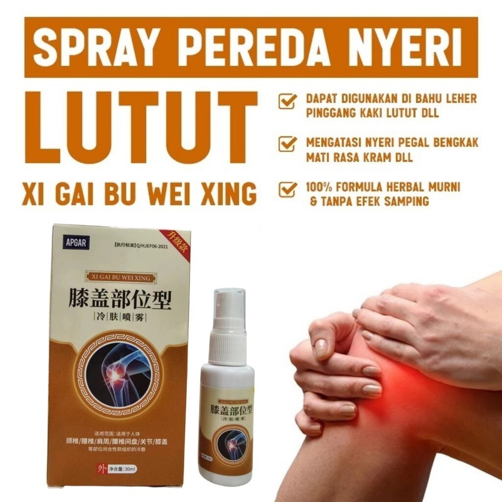 Jual APGAR Cold Compress Spray Pereda Nyeri Lutut Semprotan Lumbar ...