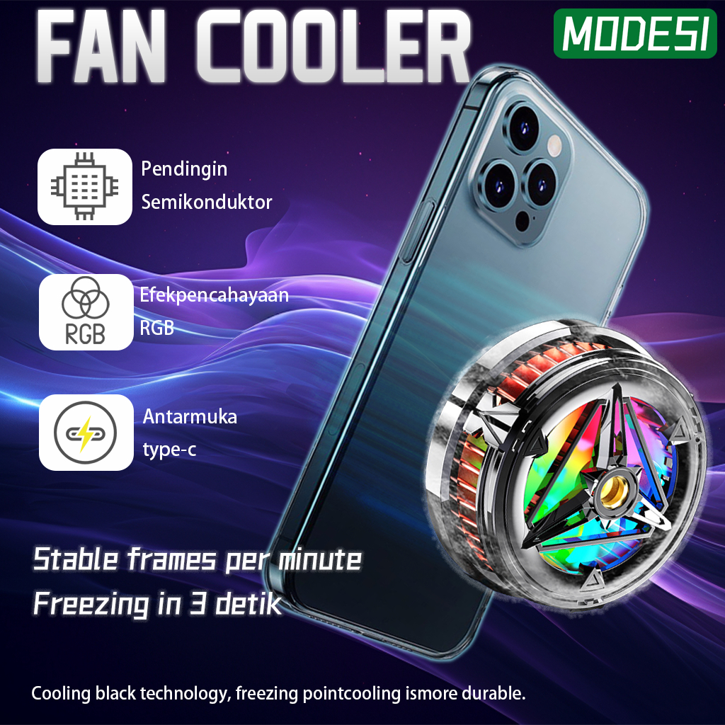 Jual GAME Radiator Fan Cooler Gaming Cooler GMR03 Mobile Phone Cooler ...