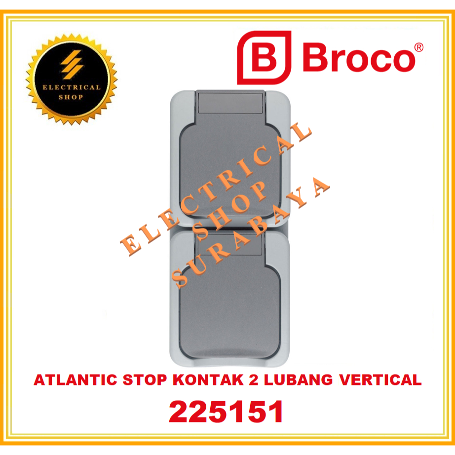 Jual BROCO ATLANTIC OB SAKLAR STOP KONTAK ARDE WATERPROOF ENGKEL SERI ...