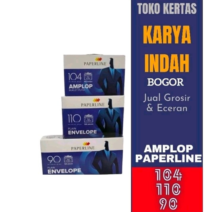 Jual Amplop Putih Paperline 90, 110 dan 104 | Shopee Indonesia