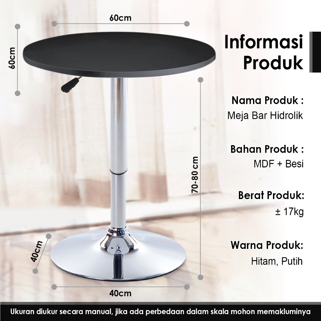 Jual Meja Bar Minimalis Meja Bulat Meja Cafe Meja Kopi Serbaguna Meja ...