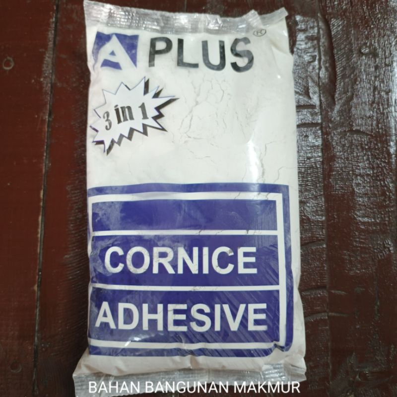 Jual SEMEN KOMPON APLUS CORNICE ADHESIVE 3 IN 1 / COMPOUND A PLUS 1 KG ...