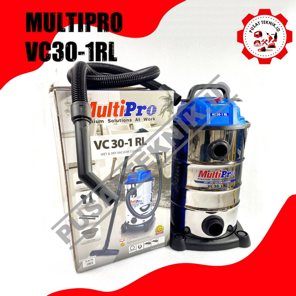 Jual VACUUM CLEANER MULTIPRO VC30-1RL MESIN PENYEDOT DEBU 30 LITER | Shopee Indonesia