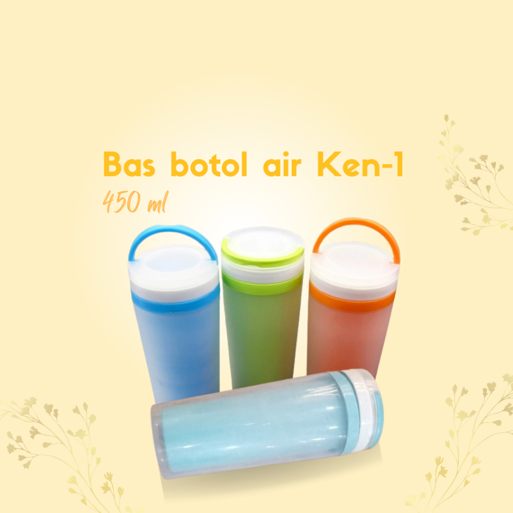 Jual Bas botol air Ken-1 450 ml | Tempat air minum | Botol teh | Botol Serbaguna | Shopee Indonesia