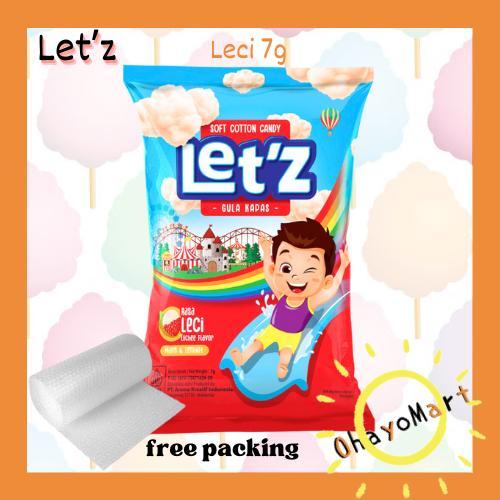 Jual Let'z soft cotton candy lychee flavor / Letz permen gula kapas ...