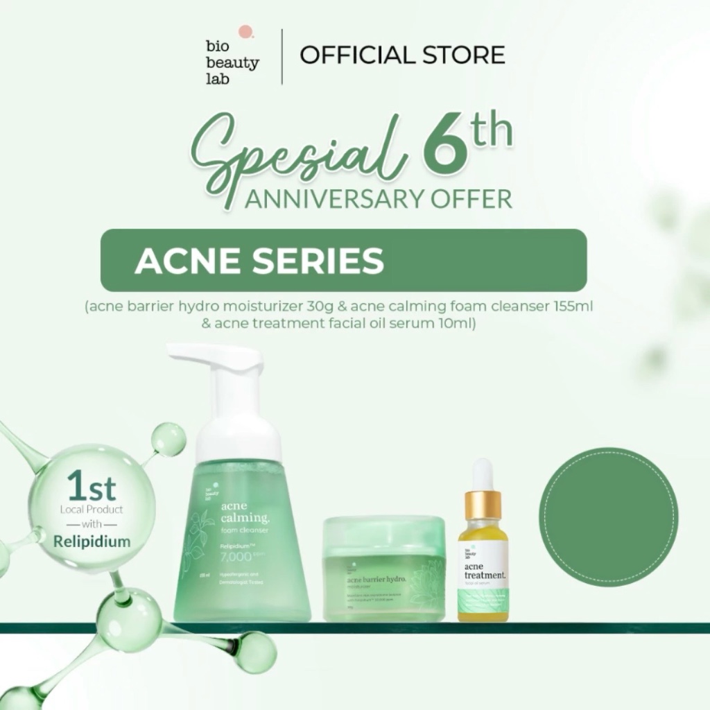 Jual BIO BEAUTY LAB Acne Series | Calming Foam Cleanser | Barrier Hydro ...