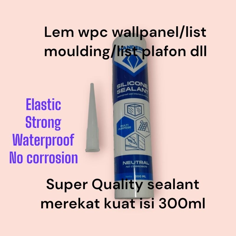 Jual Lem khusus wallboard, list moulding, wpc wallpanel SUPER QUALITY ...