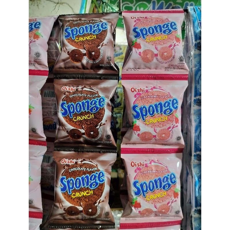Jual Oishi Sponge Crunch (1 Renceng isi 10 Pcs) | Shopee Indonesia
