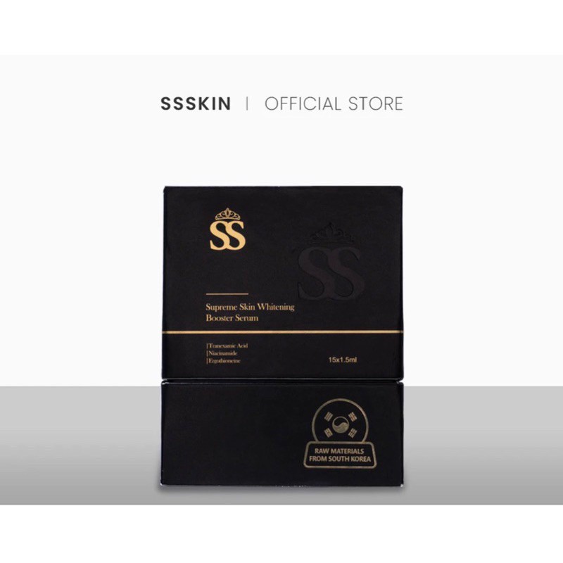 Jual Supreme Skin Whitening Booster Serum SSSKIN || Serum Ampul SS Skin ...