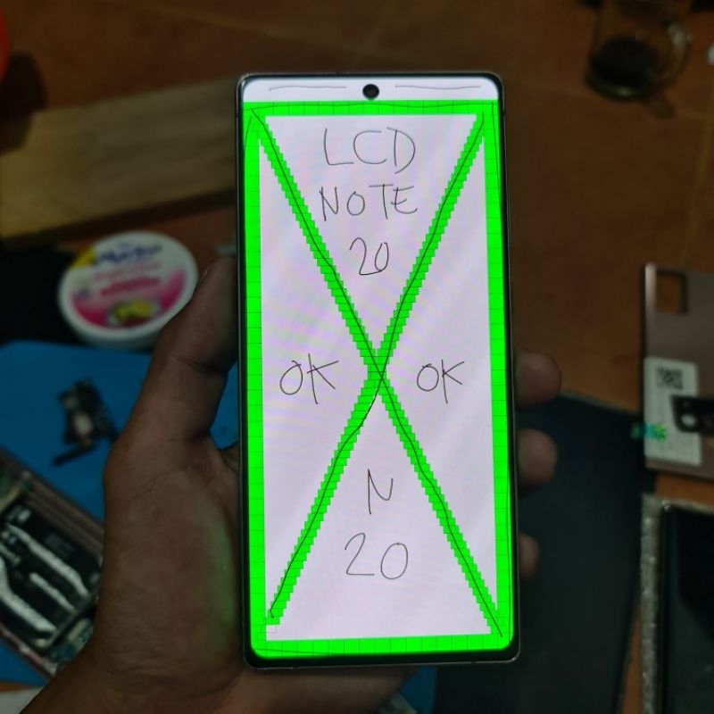 Jual LCD SAMSUNG NOTE 20 ORIGINAL FULLSET FRAME MINUS SHADOW FUNGSI ...