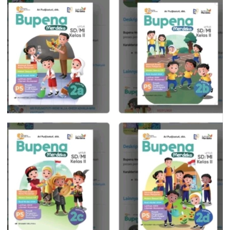 Jual BUPENA MERDEKA 2A,2B,2C,2,D ( Dapat 4 sekaligus) | Shopee Indonesia