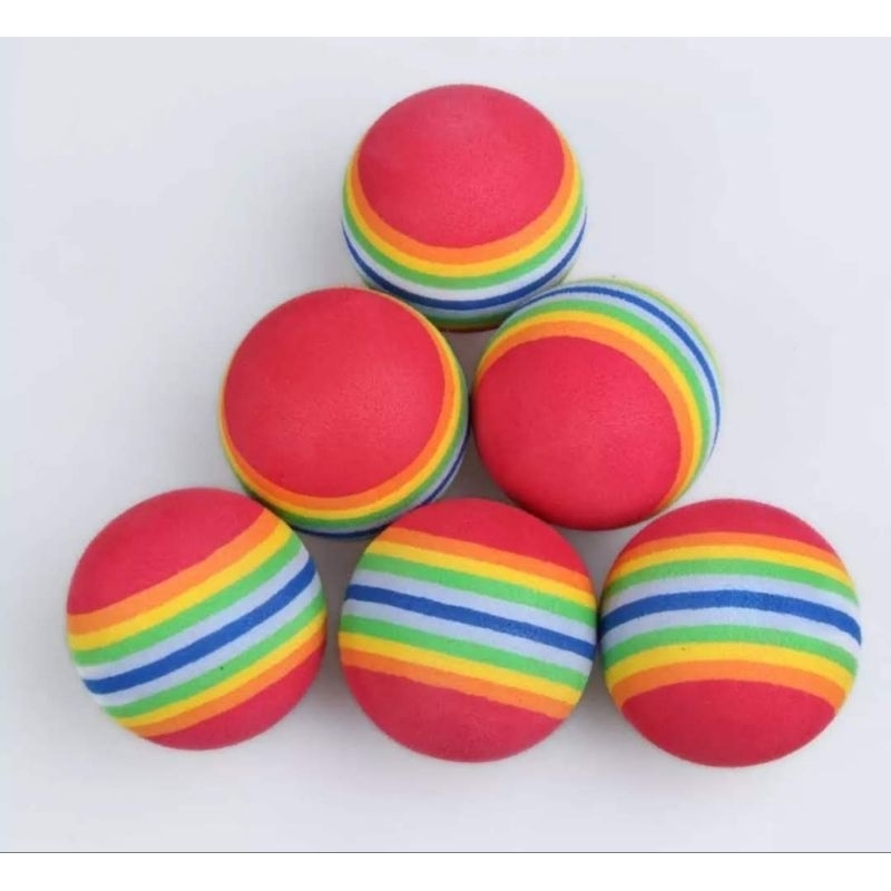 Jual Bola Busa Golf - Bola Eva Rainbow - Bola Golf Latihan Mandiri ...