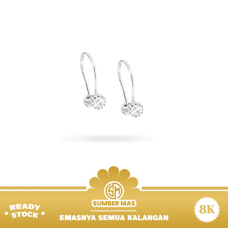 Jual ANTING DESY WHITE FASHION 8K - SUMBER MAS | Shopee Indonesia