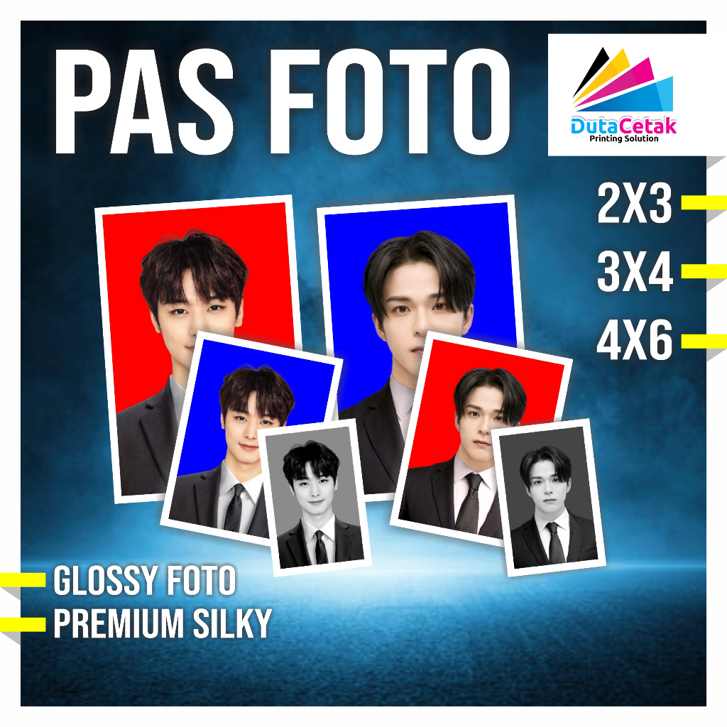 Jual Cetak Pas Foto Glossy Photo / Premium Silky Bisa Instant ukuran ...
