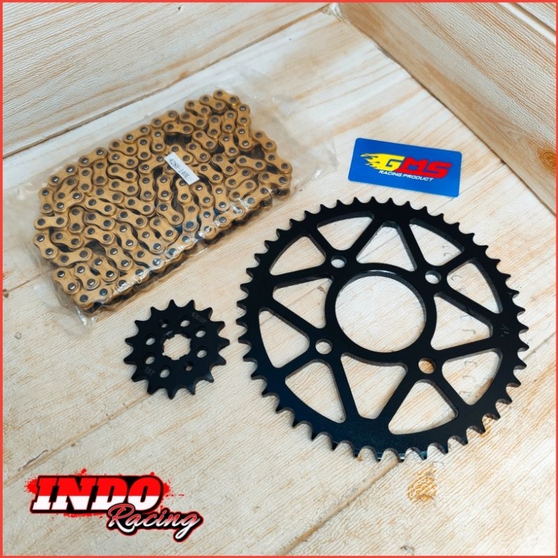 Jual Gir Gear Set GMS Black Series Mega Pro Verza Sonic CB 150 CBR 150 Sonic Supra GTR Tiger GL ...