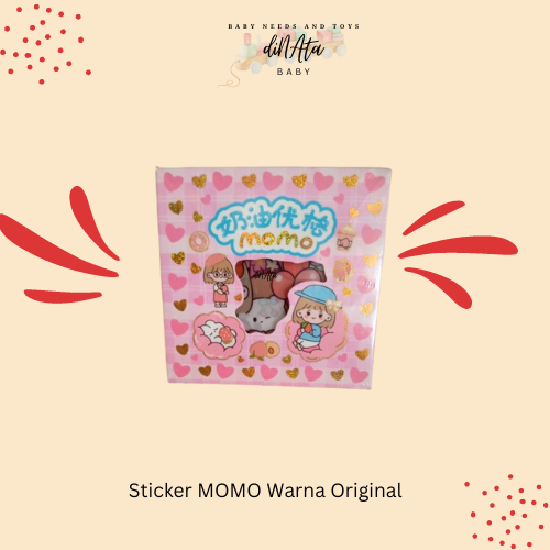 Jual [ DINATA Baby ] - MOMO STIKER MINI KOREA ISI 100 PCS STICKER DECO ...