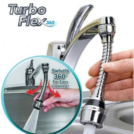 Jual DUNIA -Viral Sambungan Kran Air Fleksibel 2 Mode Spray Turbo Flex ...