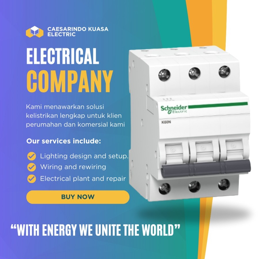 Jual MCB 63A 3P SCHNEIDER 6KA 63AMPERE 3PHASE 63AMPER 3PAS ORI ASLI PROMO | Shopee Indonesia