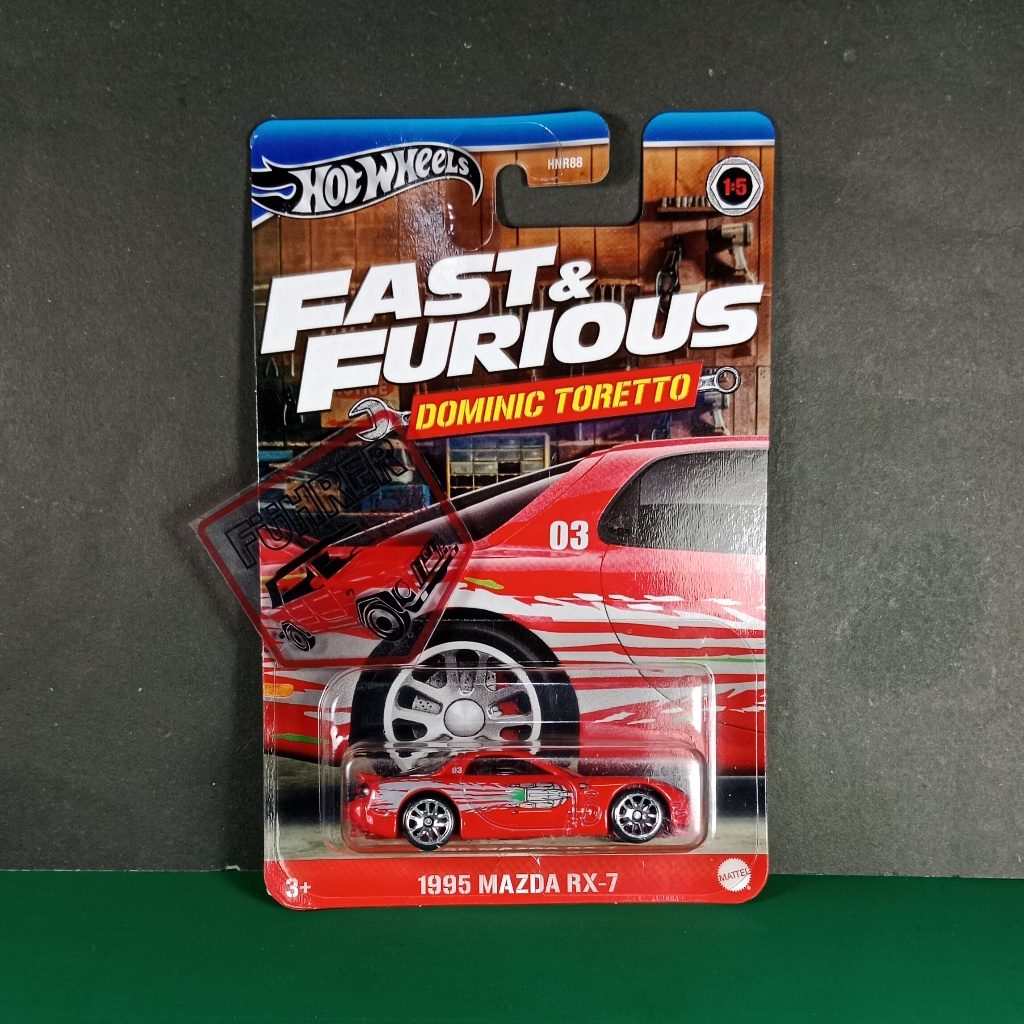 Jual Hot Wheels FnF Dominic Toretto 1995 Mazda RX7 | Shopee Indonesia