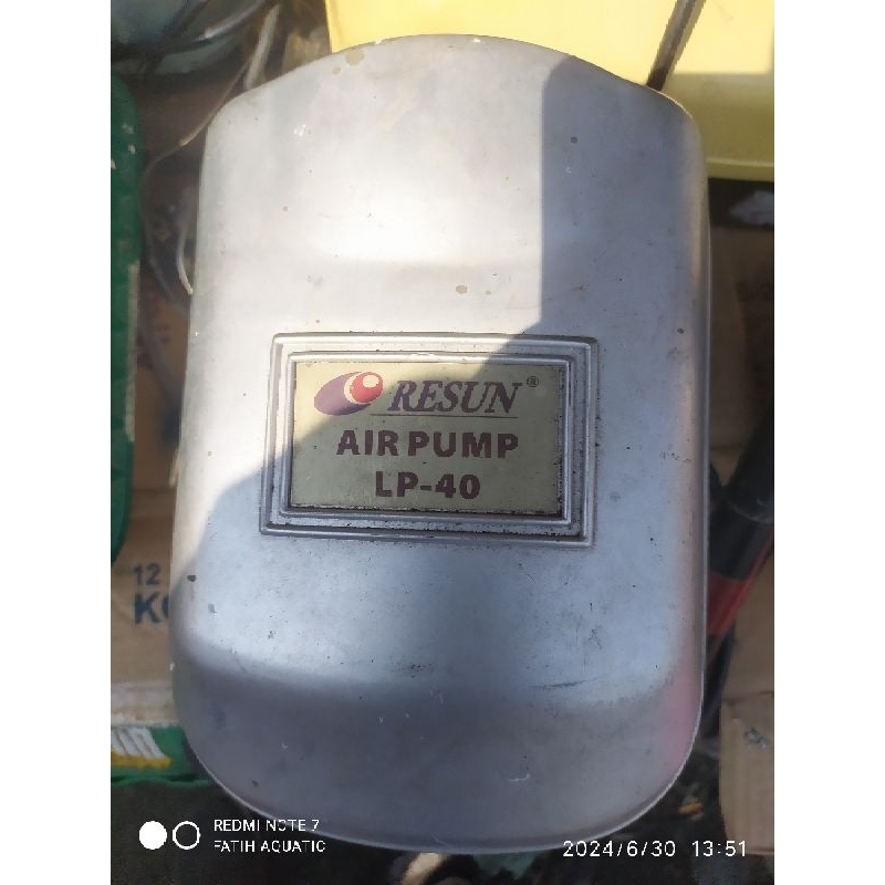Jual Resun LP 40 Pompa Udara Aerator Air Pump Blower Aquarium Kolam ...