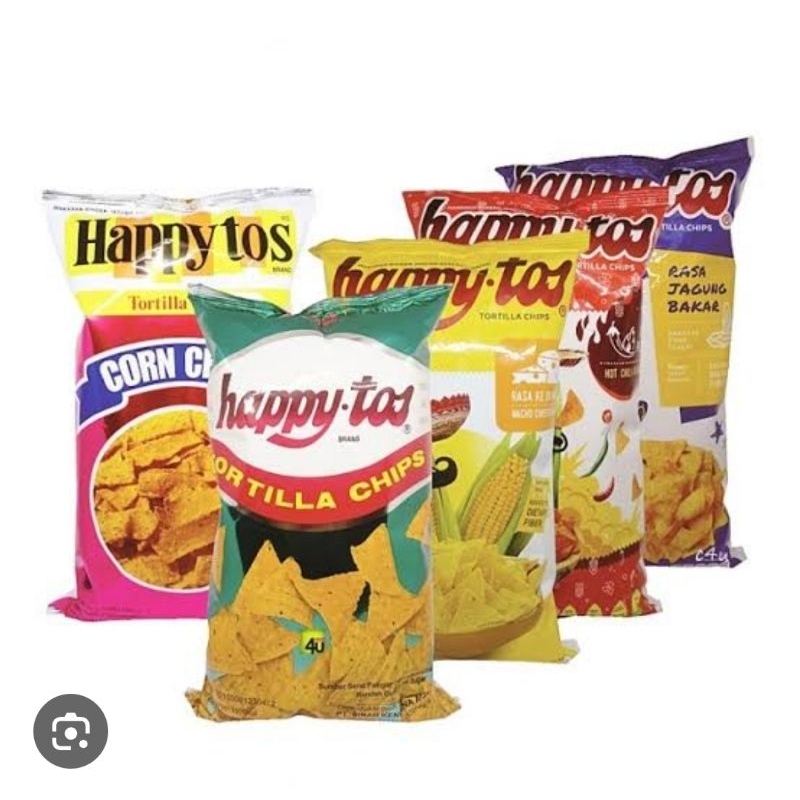 Jual Happytos Happy Tos Tortilla Chips Jagung 140gr / Happy Tos Jagung ...