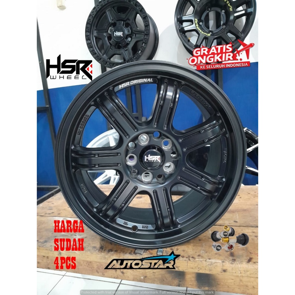 Jual Velg Mobil Sporty Ring 16 HSR SIAK Untuk Sienta Newaltis Polo Newxenia/veloz Corona Ertiga ...