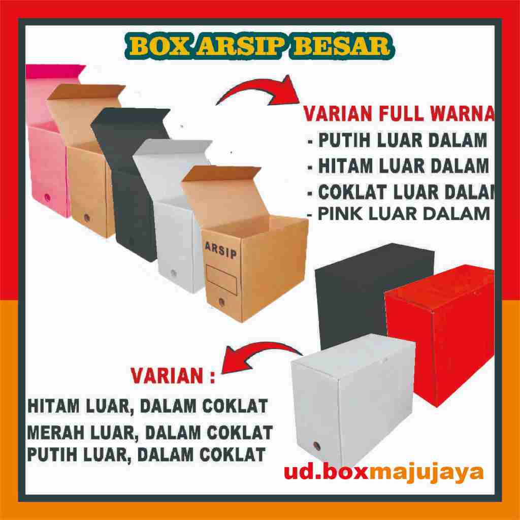 Jual Box 39x19x28 cm / Box Arsip / File box (Box Arsip Besar) | Shopee ...