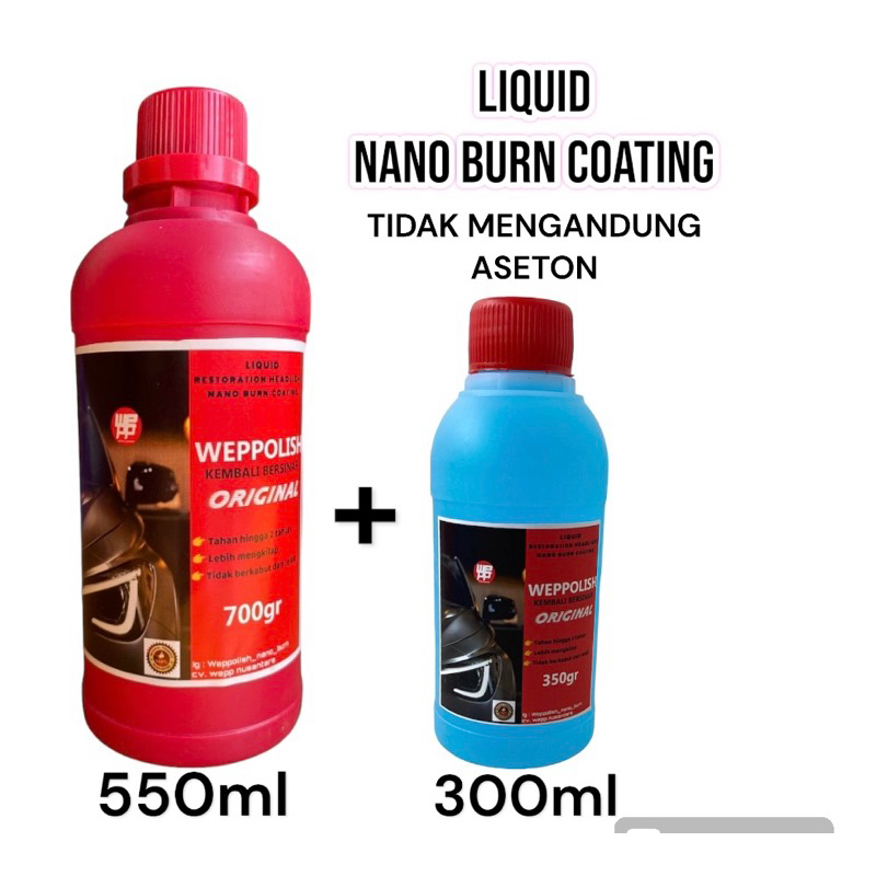 Jual LIQUID NANO BURN COATING 550ml + 300ml | Shopee Indonesia