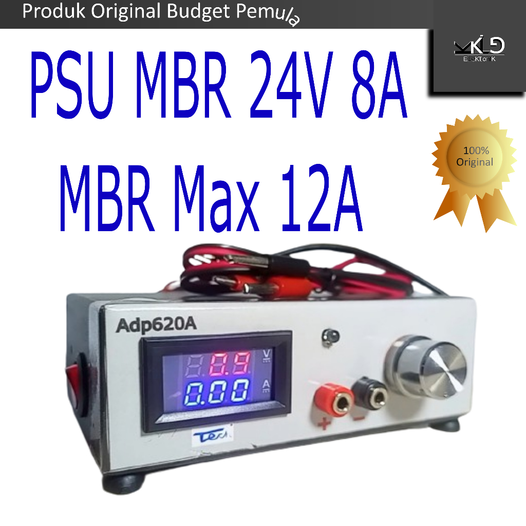 Jual Power Supply Adaptor PSU MBR 24V 8A Max Charger Batterai AA AAA ...