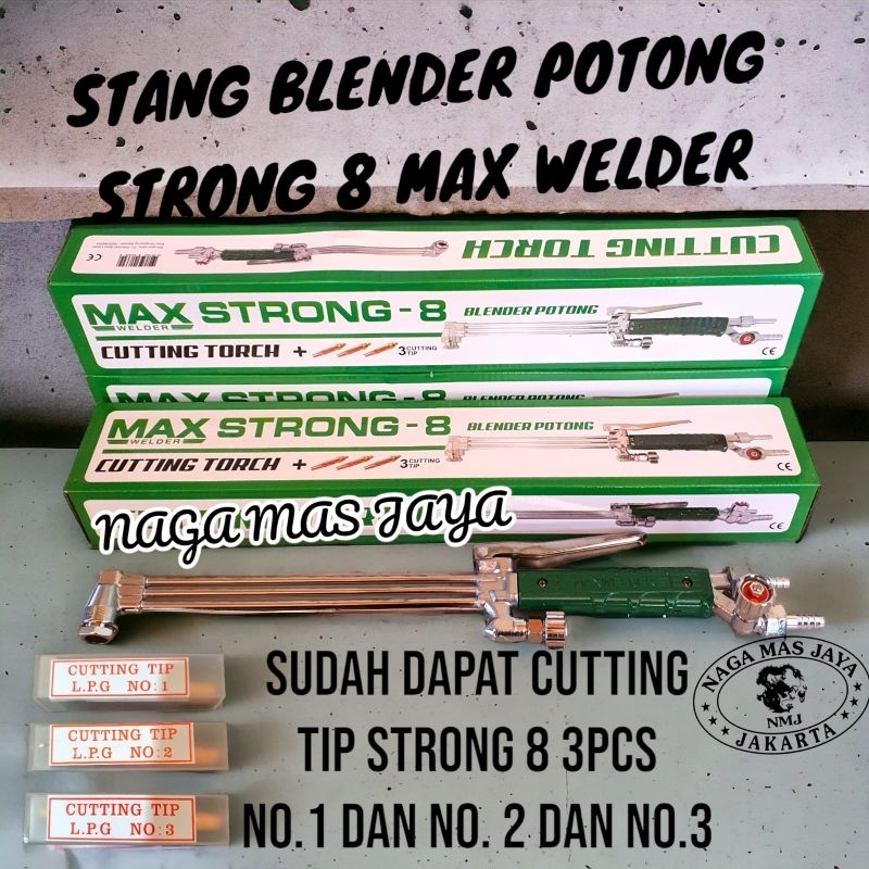 Jual CUTTING TORCH STRONG 8 MAX WELDER / STANG LAS BLENDER POTONG ...